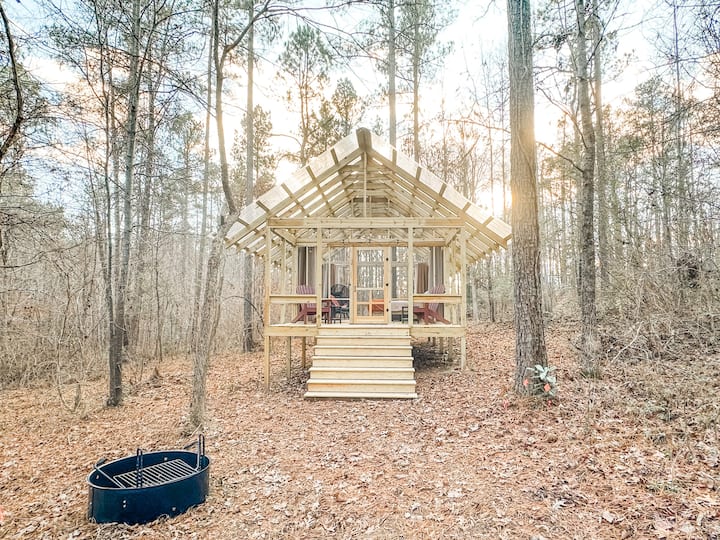 Glamping Screenhouse At Kerr Lake — "The Hideaway" - Lake Gaston