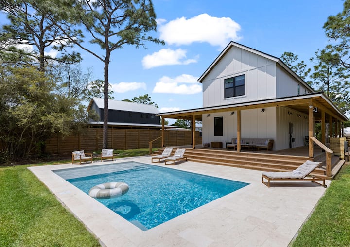 New 3b/2.5ba Cottage With Saltwater Pool Near 30a! - Santa Rosa Beach, FL
