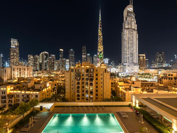 Burj Khalifa Fountains View Dubai Mall 2 Pools 2br - Dubai