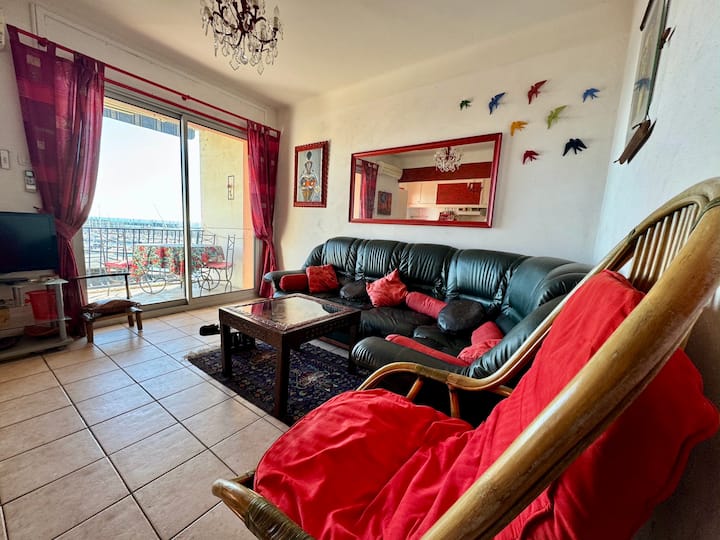 Grand Appartement Vue Mer Et Port Au Cœur De Sète - Sète