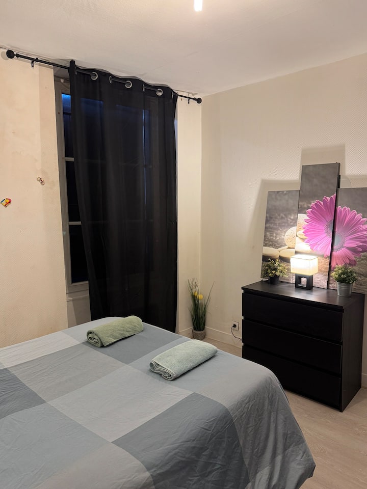 Spacious Flat, 7 People, 5 Beds - Saint-Witz