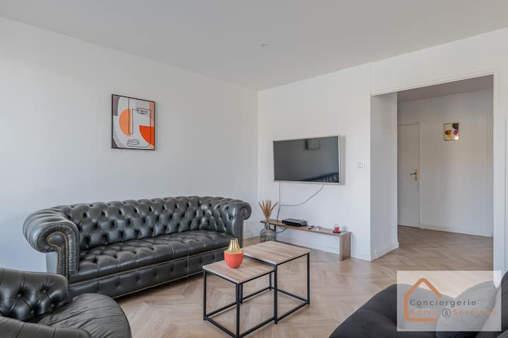 Agréable T3 Avec Balcon Vue Sur Saône + Parking - Rillieux-la-Pape