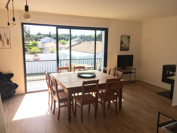 Ile De Noirmoutier 800 M Plage, Idéal 2 Familles - Barbâtre