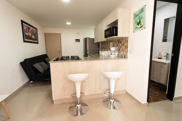 504-modern Apt Parque Sabaneta 3br-rooftop Jacuzzi - Sabaneta