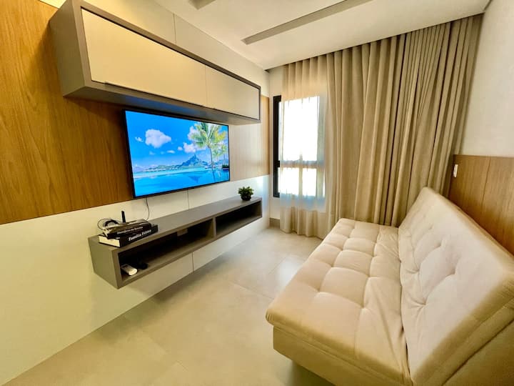 Linda Vista Em Um Belo Flat De Luxo - Campo Grande