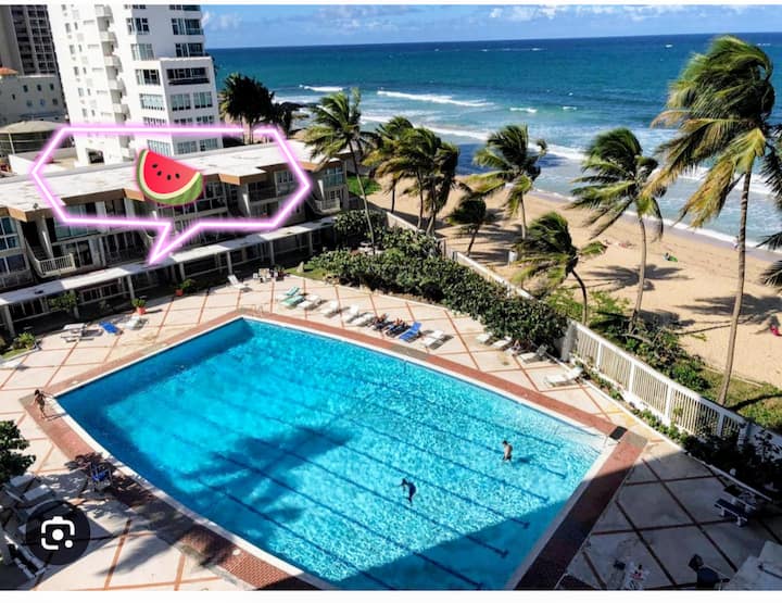 Watermelon Studio Condado W/pool/beach - San Juan