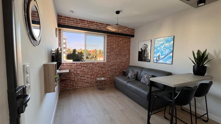 Studio 3* à 10min Centre - Calme - Cannes