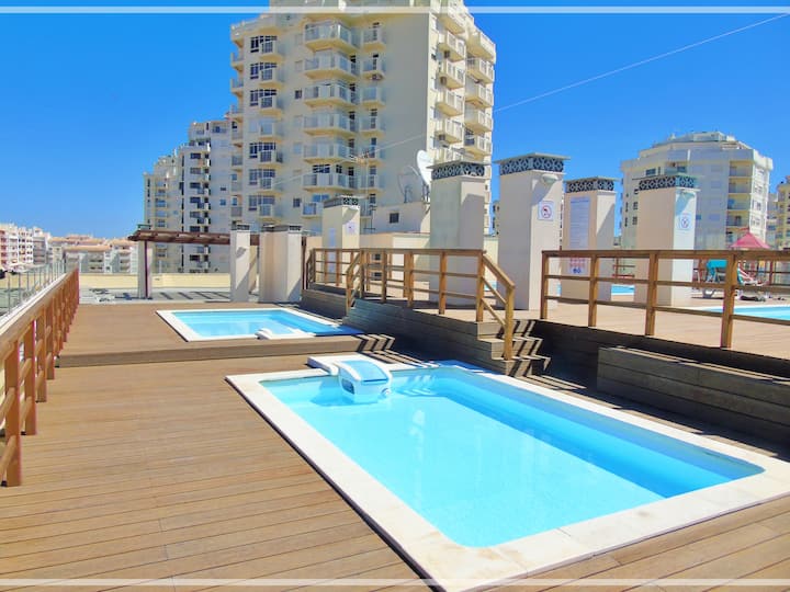 Holiferias 2min -> Beach, Pool On Terrace Sea View - Armação de Pêra