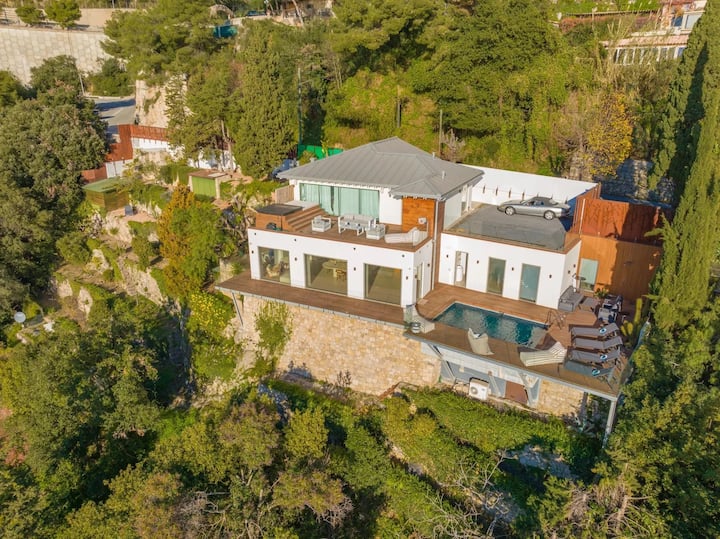 Luxury Villa With Panoramic Sea And Monaco View - Roquebrune-Cap-Martin