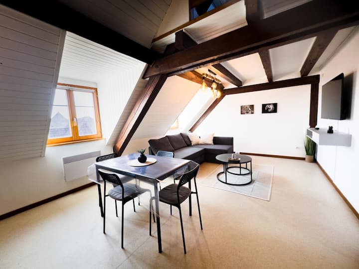 Le Nid, Duplex Cosy Au Cœur De Soultz - Haut-Rhin