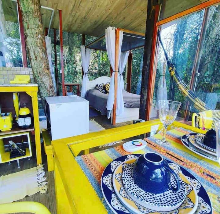 Casa De Vidro: Lago, Cachoeira, Tirolesa, Caiaque - Itatiba