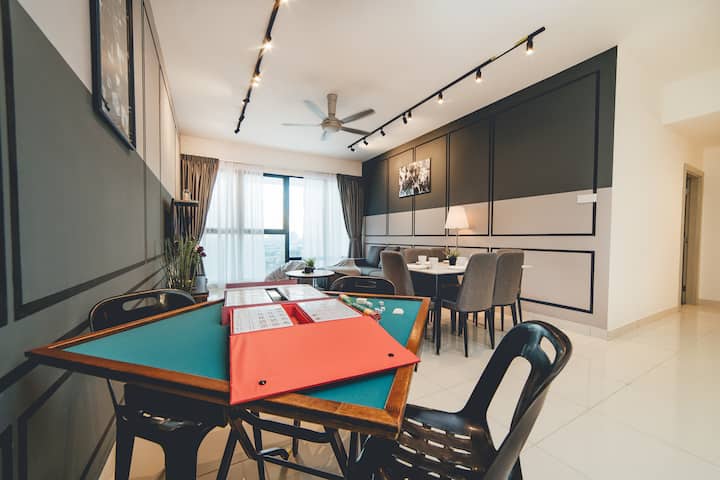 Midvalley Mall Mosaic Relax Inn 3br 8pax【mahjong】 - Johor Bahru