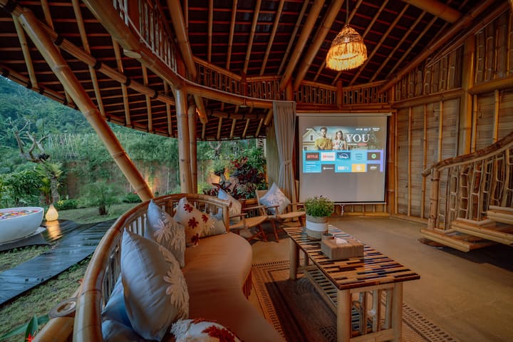 Cr Tris Casa De Bambú - Bamboo House Bali - Sidemen