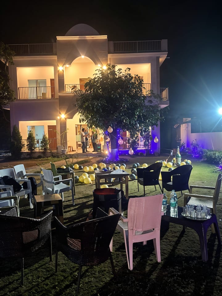 Golden Mango Resort|9br|up To 30guests|byhomeyhuts - Jim Corbett National Park