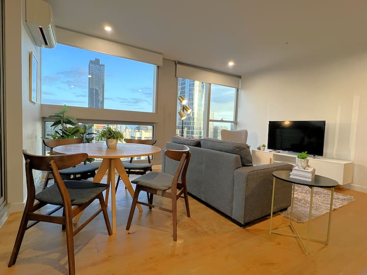 2 Br 2bath, Free Parking, Balcony, Southerncross - Melbourne