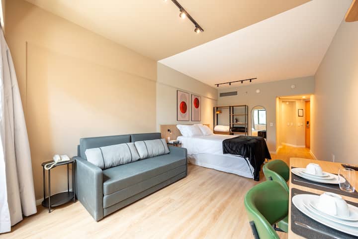 Sol_310 - Estadia Com Academia Em Alphaville - Barueri