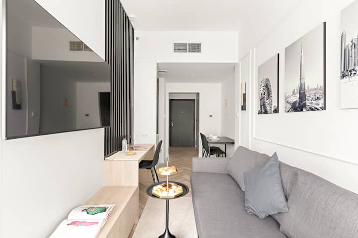 Central Downtown Studio By Burj Khalifa & Mall - Dubai