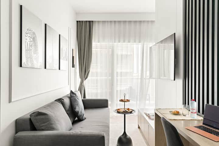 Central Downtown Studio By Burj Khalifa & Mall - Dubai