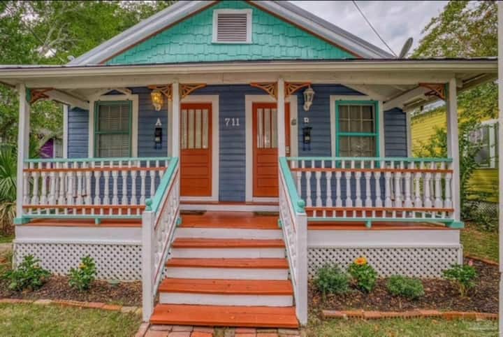 Boho Bungalow In Historic P'cola - Pensacola, FL