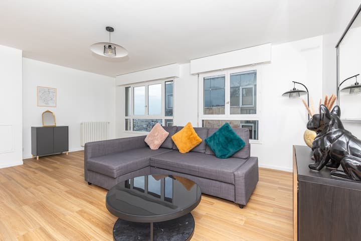 Paris Centre : Appart Vue 360° & Chauffé (6 Pers) - Paris