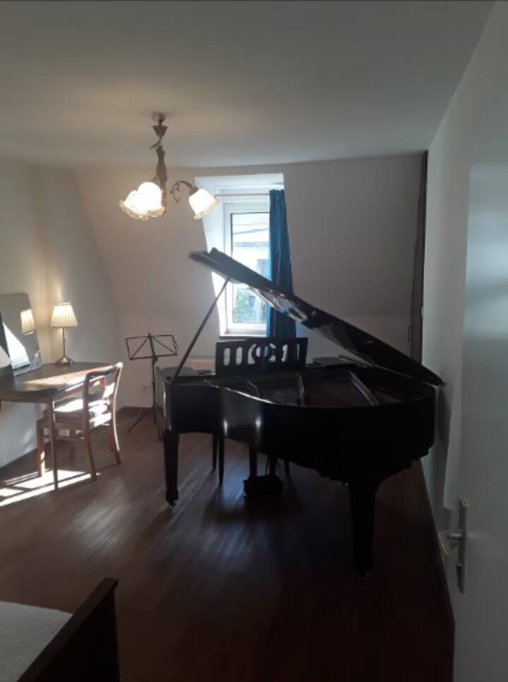 Musikzimmer 6 Mit Flügel & Sonnenterasse - Leipzig