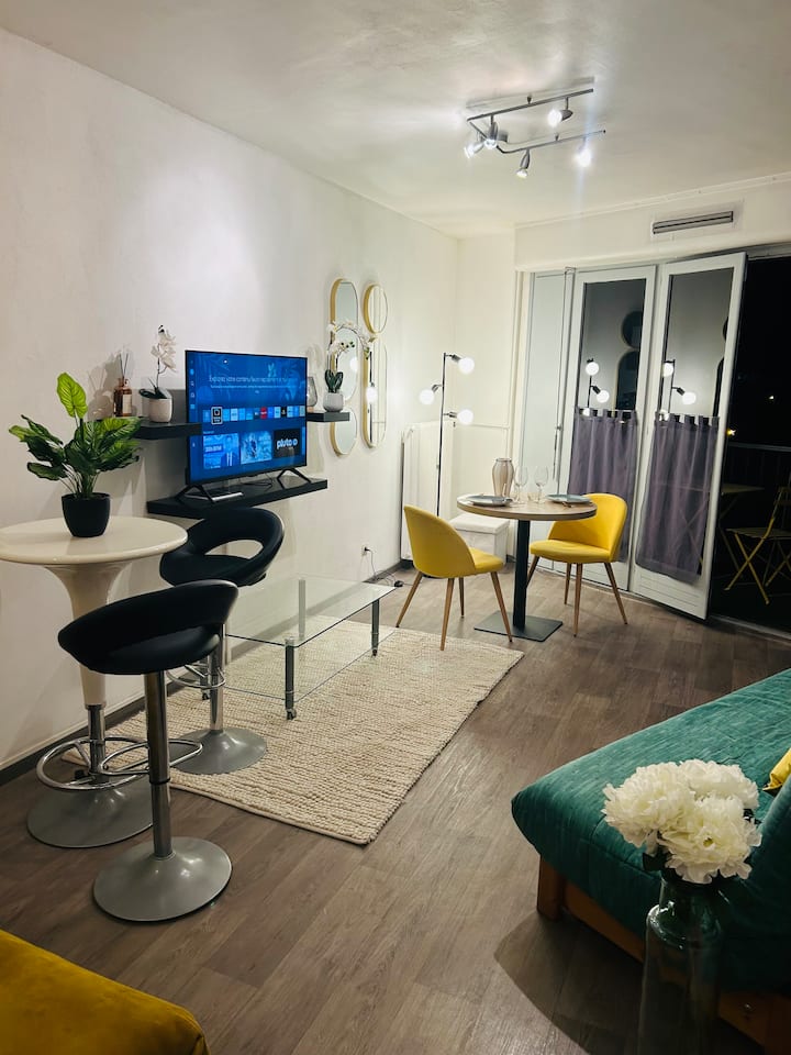 Lovely Studio / Smarttv+netflix+balcony - Albertville