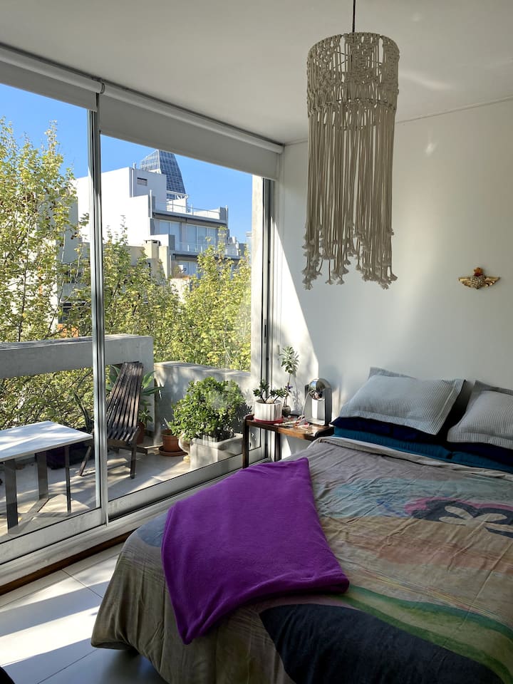 Tree House Luminous Studio W Great Balcony - Buenos Aires