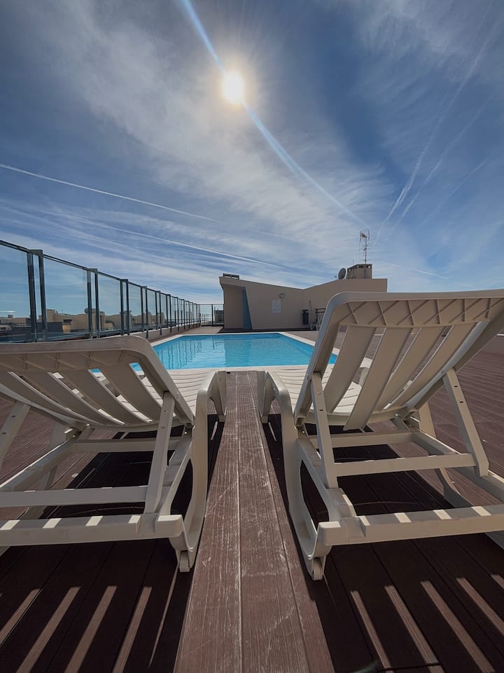 Modern Luxe Appartement Met Zwembad En Oceaanzicht - Faro