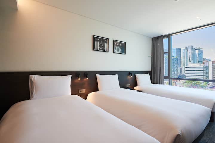 나인트리 호텔 인사동, 안국역 5분, 조계사,경복궁 도보 이용 가능, 스탠다드 트리플 - Séoul