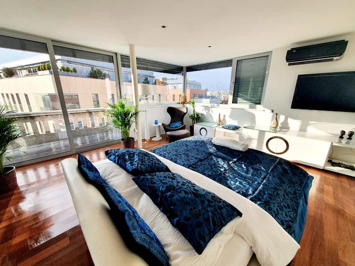 Riverside Loft - Castleview & Freeparking & Terace - Ljubljana