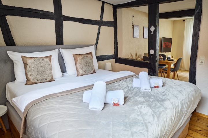 Hygge-flats: City Center For 2-4 | Wifi - Heppenheim