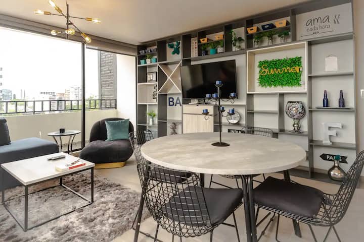 Loft Metropolitano Con A/c Y Vista Panorámica - Guadalajara