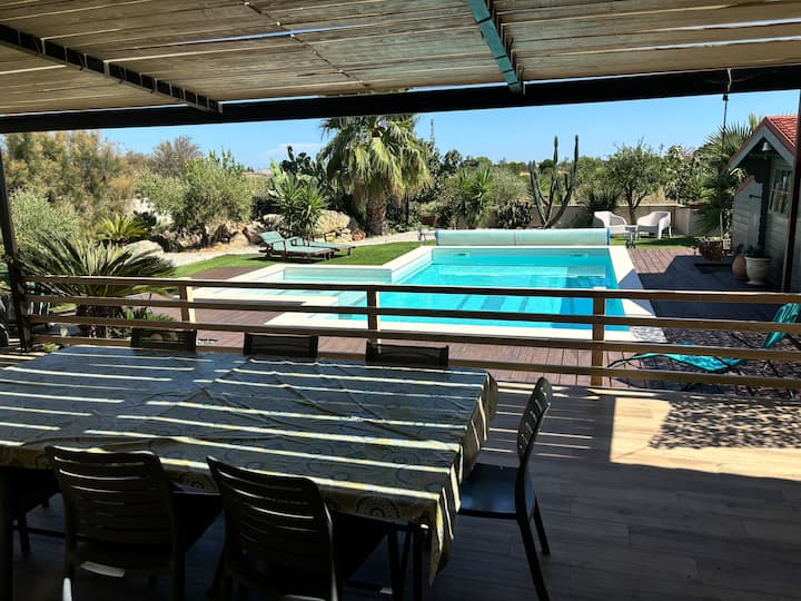 Villa Climatisée Piscine - Vendres