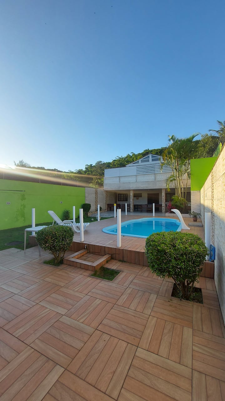 Casa Com Piscina à 550m Da Praia - Santos