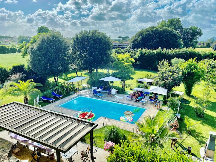 Huge Pool And Garden At Brand New Villa Oasis ! - Marina di Pietrasanta