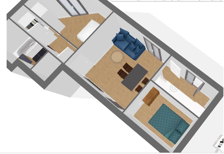 Appartement 4/6p 100% Rénové ! - Berck