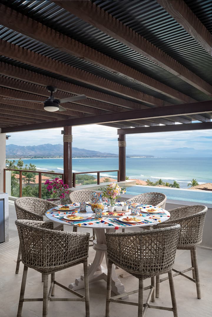 Stunning Spacious Penthouse, El Encanto Views! - Punta Mita