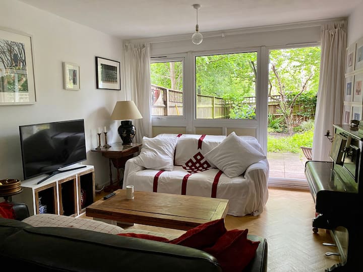 Spacious Garden Flat. Kings Cross/eurostar - Londres