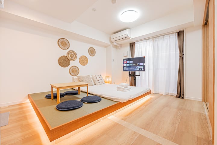 Ryogoku Cozy Apartment/ 6min To Metro/ Quiet Space - Ginza