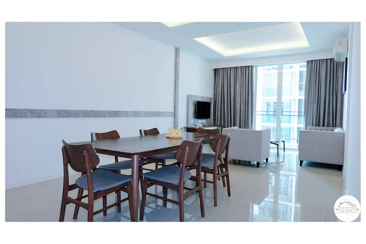 Riverside Retreat - The Shore Sea View - 3br 8pax - Malacca