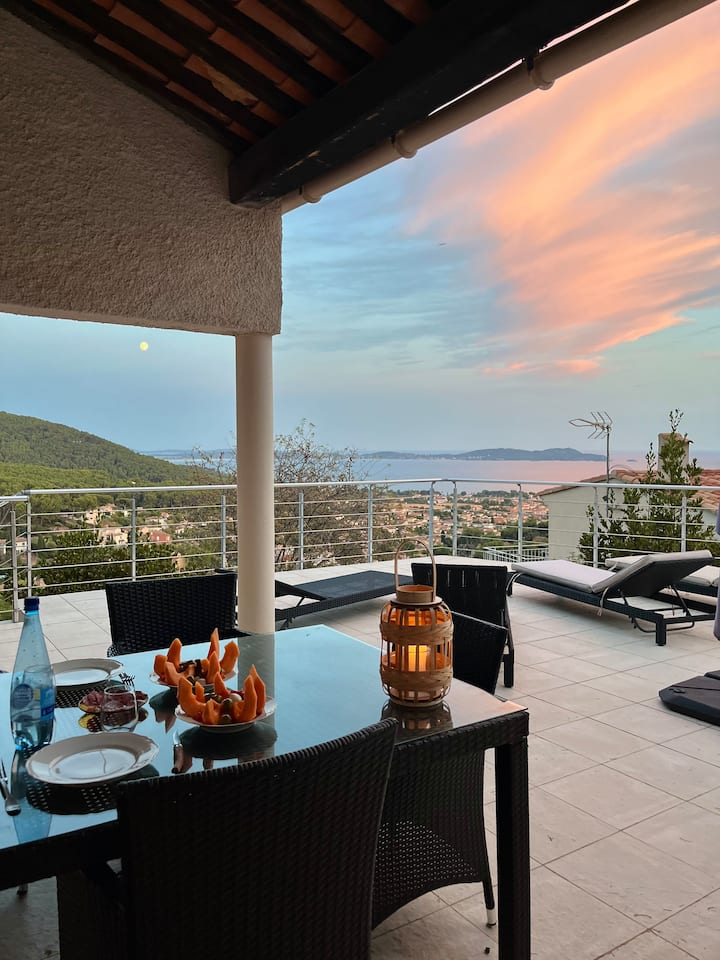 Villa Avec Vue Mer - Carqueiranne