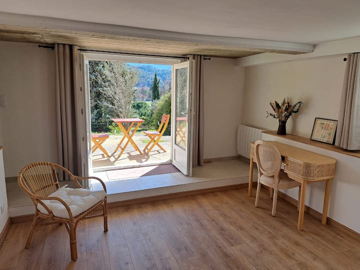 Chambre Vue Sur Le Mont Ventoux - Buis-les-Baronnies