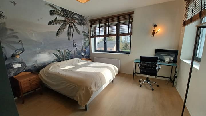 Chambre Jungle à La Campagne - Soignies