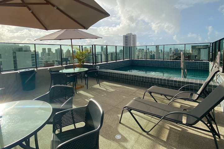 Allure's Modern & Cozy Studio In Boa Viagem - Recife