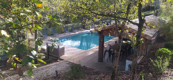 Gîte D'exception Pleine Nature Piscine Privée - Rennes-les-Bains