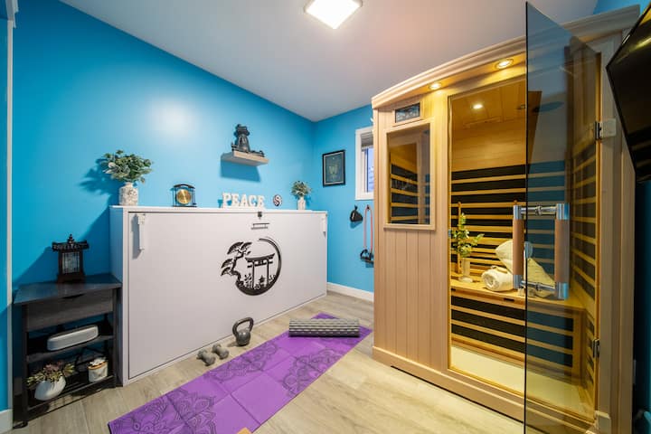 Botanical Bliss | Sauna, Fireplaces, 15m Dt - Edmonton