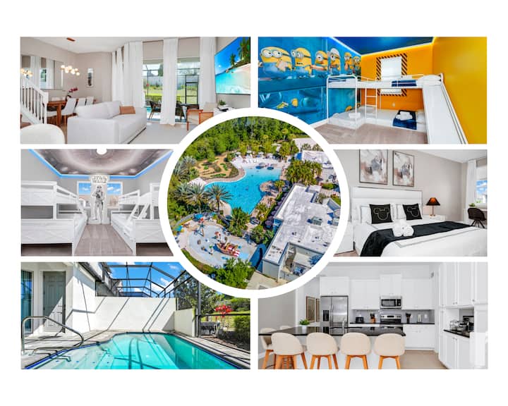 5br Near Disney • Pool • Themed • Sleeps 16 - Florida