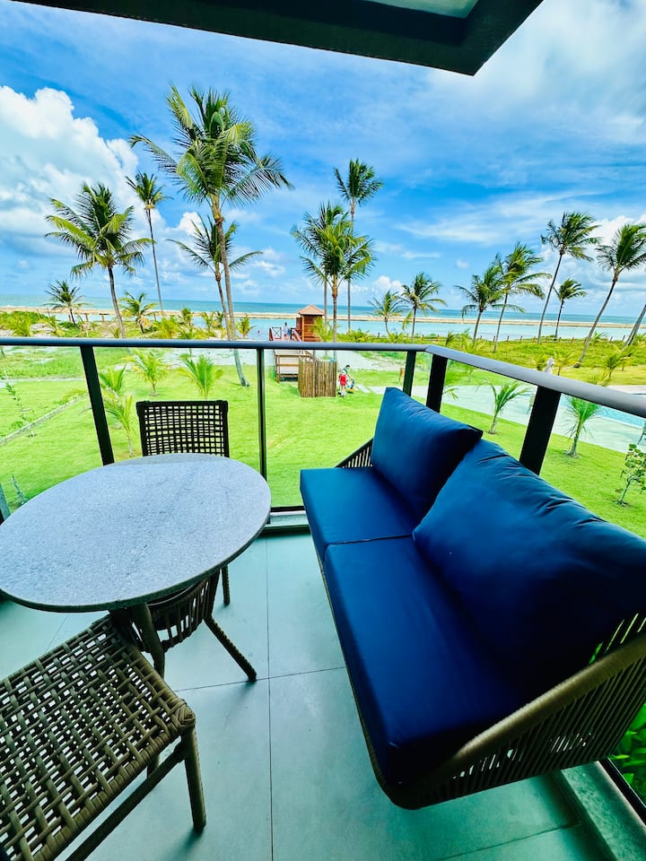 Apartamento Pé Na Areia Com Vista Para O Mar - Brésil