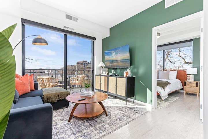 Lux Cozy 1br/mins To U.s Bk Stadium, Gym | Rooftop - Minneapolis