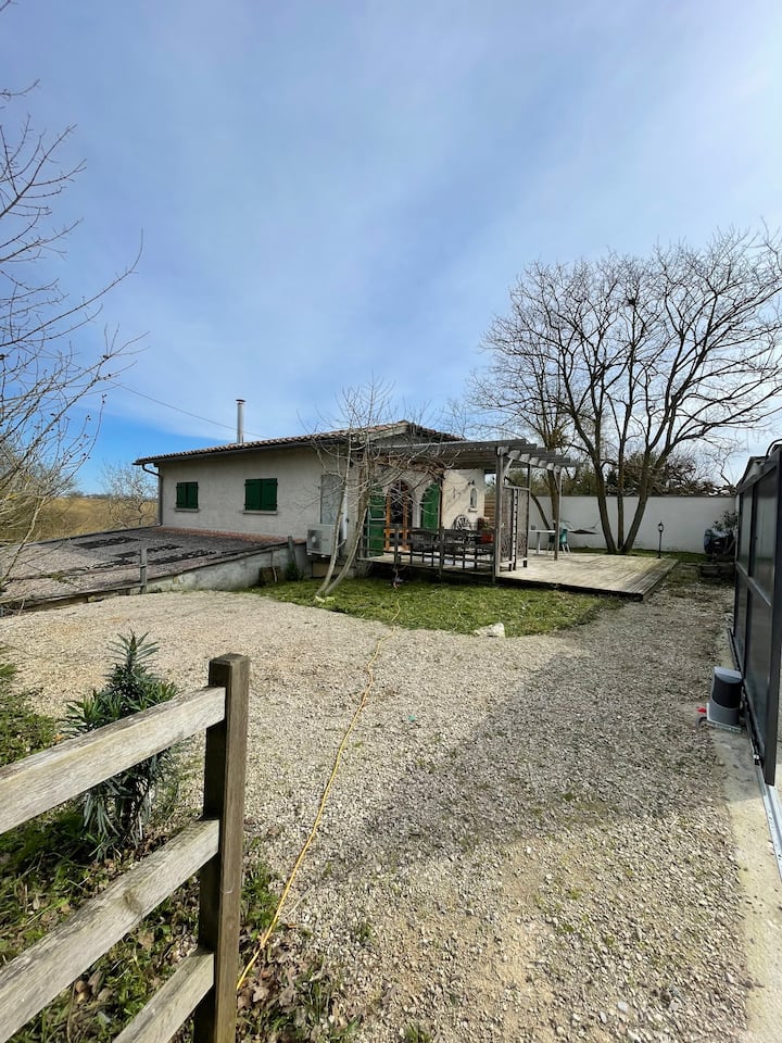Maison De Charme Terrasse Jardin - L'Isle-Jourdain